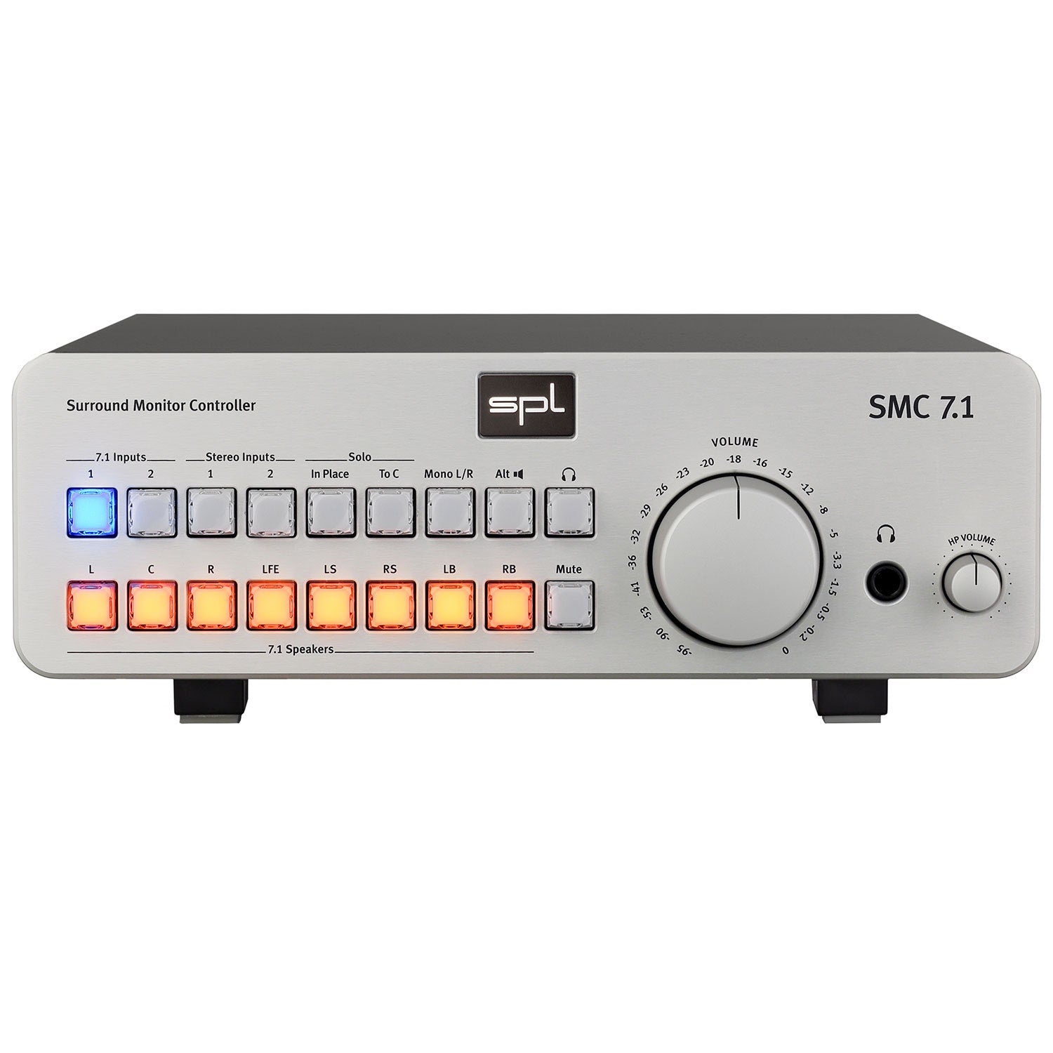 SPL SMC 7.1 Surround Monitor Controller, Silver – KMR Audio