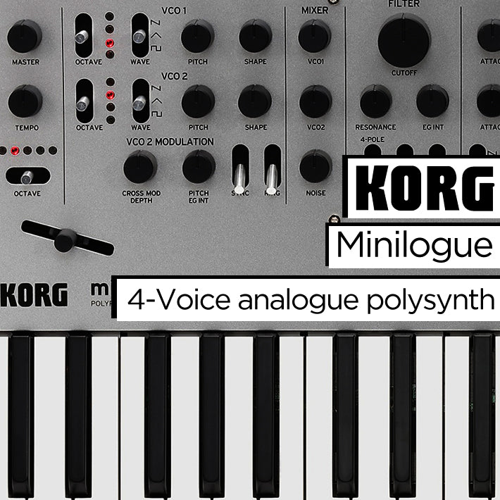 Korg Minilogue Analogue Synthesizer – KMR Audio