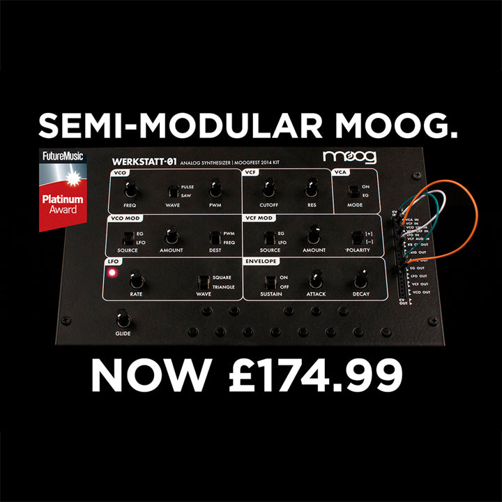 Moog Werkstatt 01 DIY kit now only £174.99 – KMR Audio
