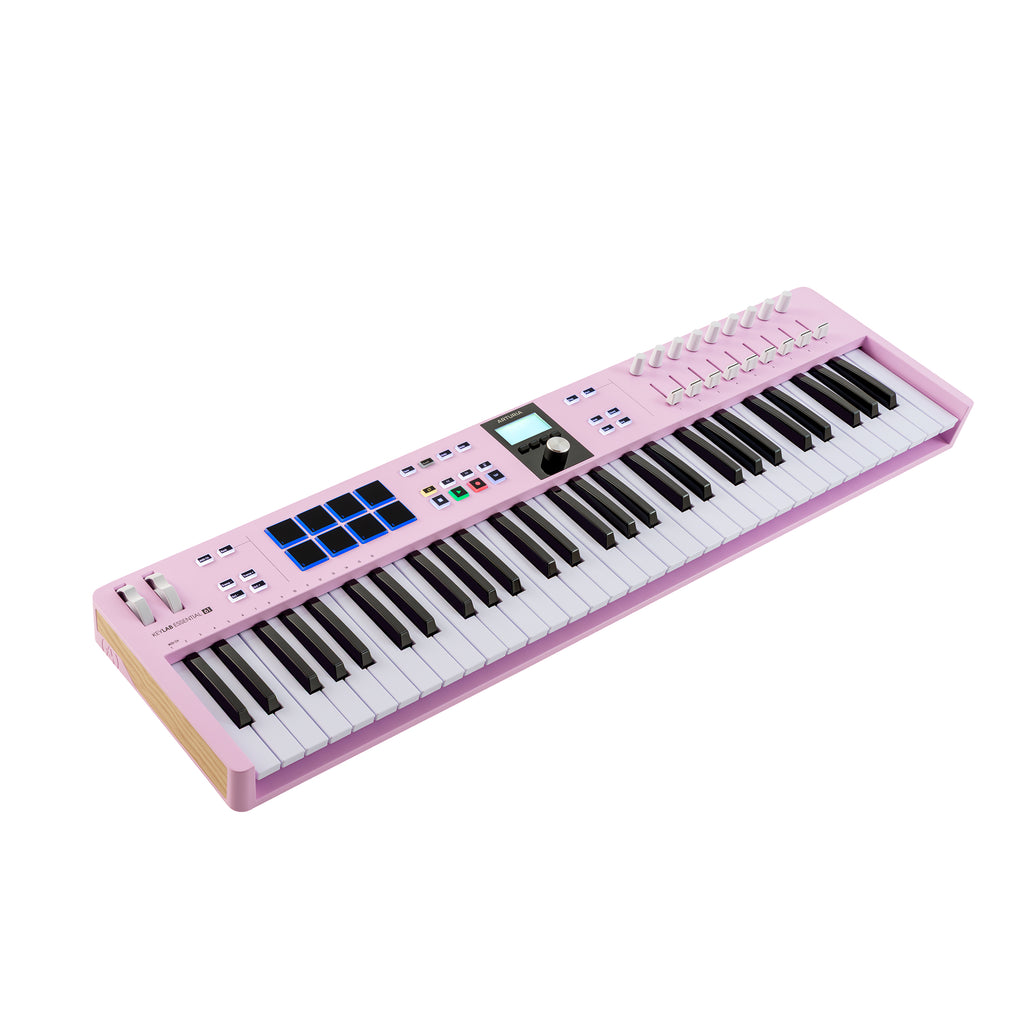 Arturia Keylab Essential 61 MK3 USB MIDI Keyboard Rose Quartz – KMR Audio