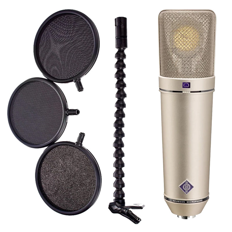 Neumann U87 AI & Pop Audio Pop Filter Bundle – KMR Audio