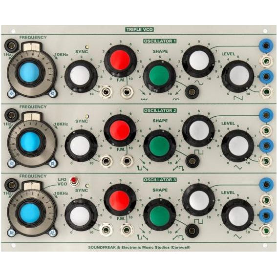 Soundfreak Triple VCO – KMR Audio