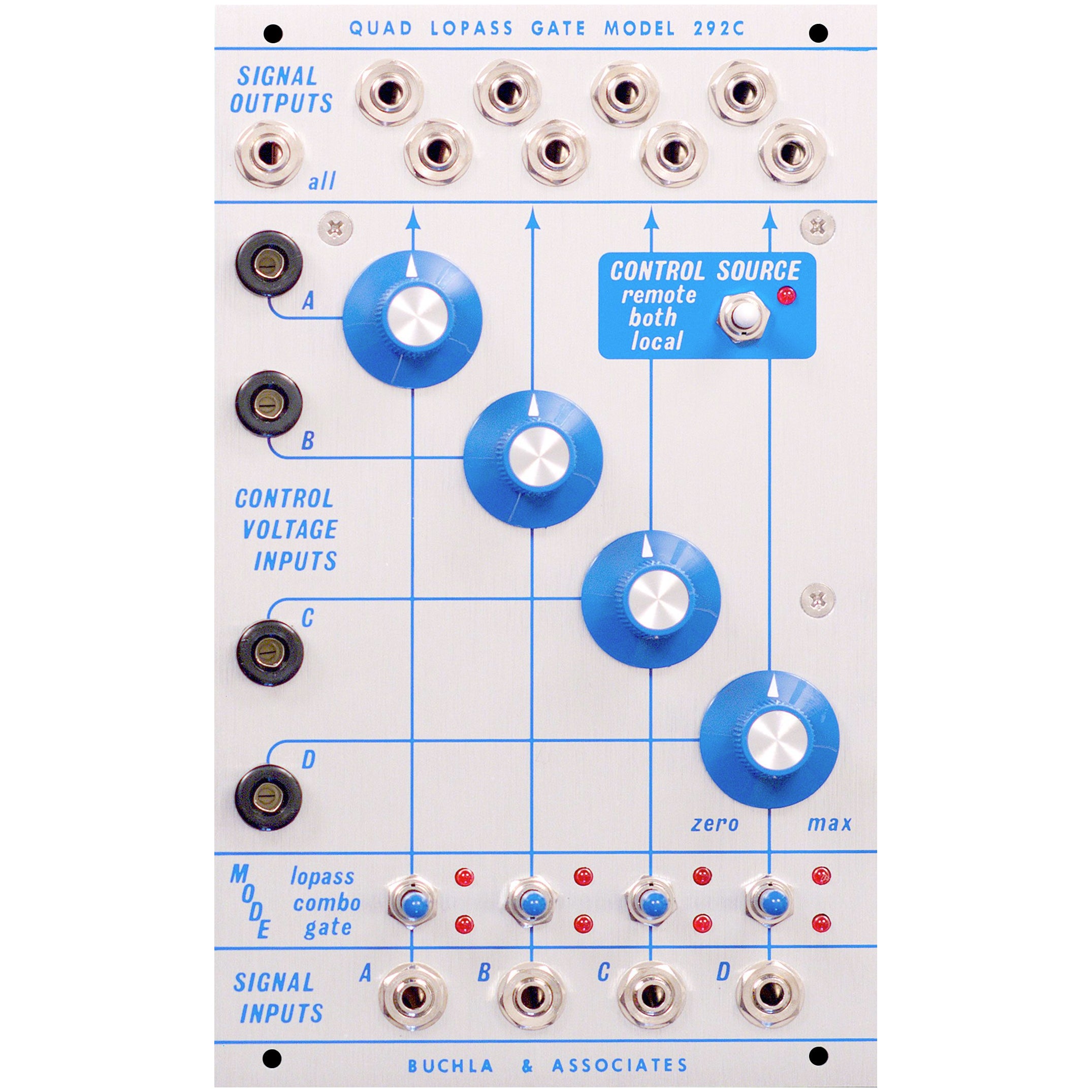 Buchla 292 Quad Lopass Gate Classic Reissue | KMR Audio
