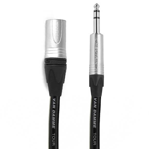 Van Damme Cable 1/4" TRS Jack to male XLR, 3m – KMR Audio