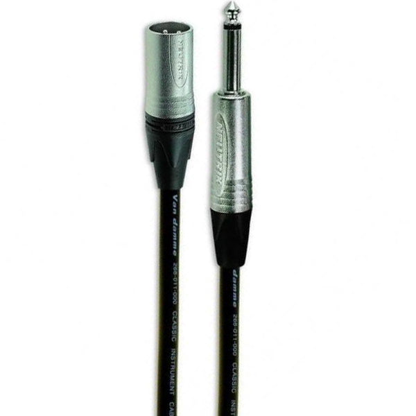 Van Damme Jack to male XLR Cable, 3m | KMR Audio